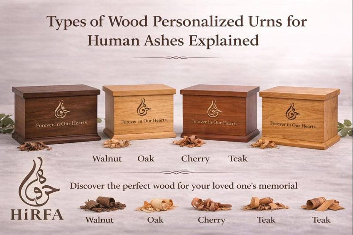 Types of Wood Personalized Urns for Human Ashes – Complete Guide